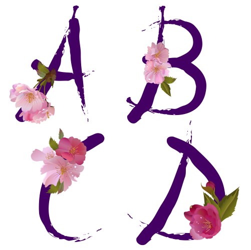 Font Abcd Text Alphabet Vector Images (over 550)