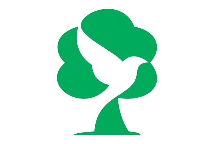 Bird and tree Royalty Free Vector Image - VectorStock