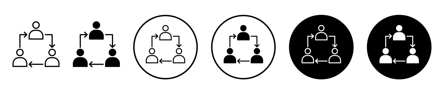 Coordinate icon set on white background Royalty Free Vector