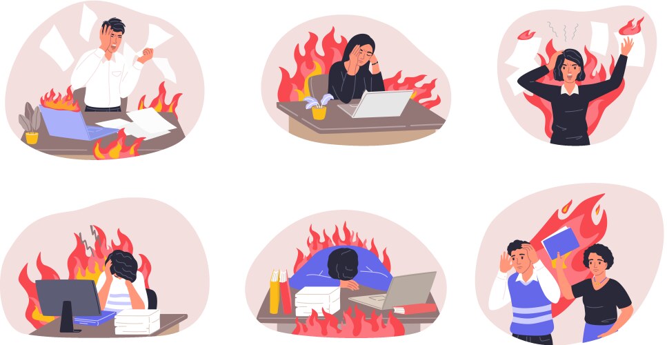 Fire work in orange and blue color Royalty Free Vector Image