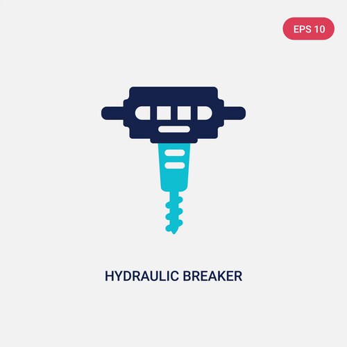 Hydraulic breaker Vector Images & Graphics for Commercial Use | VectorStock