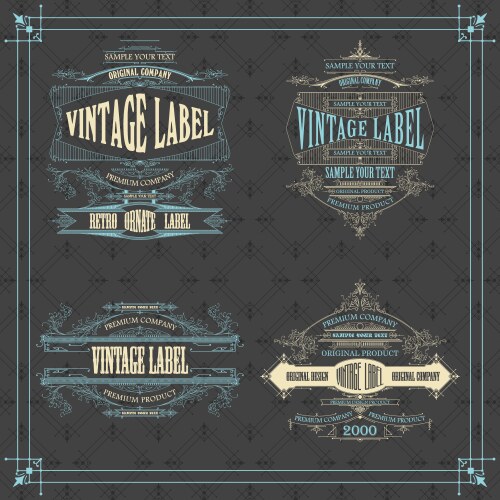 Arabic calligraphy of 4 qul sharif surah in quran Vector Image