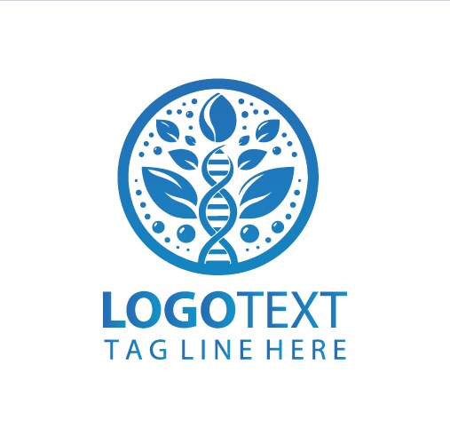 Biotech logo Royalty Free Vector Image - VectorStock