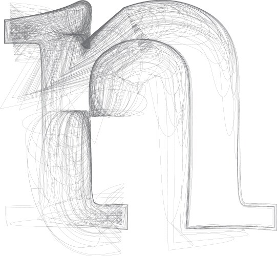 Calligraphy Letter N Vector Images (over 9,200)