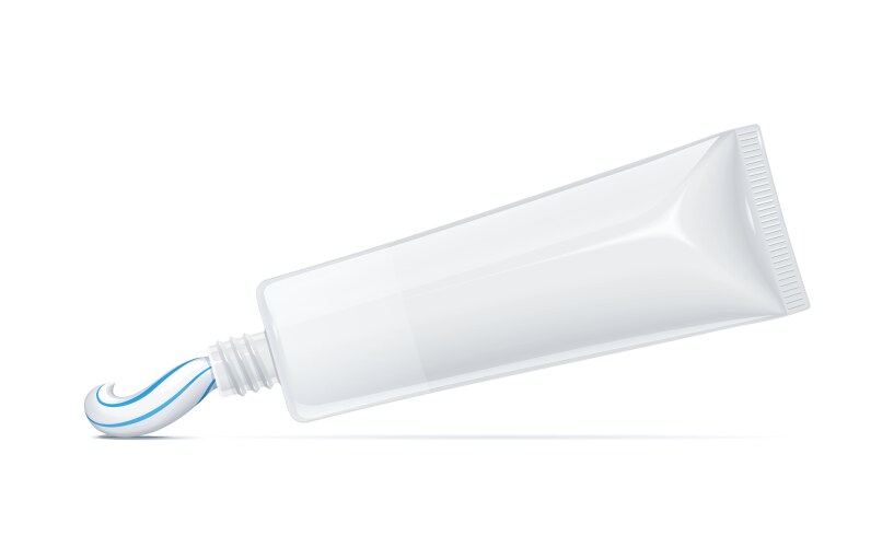 Toothpaste graphic design element isolated Vector Image