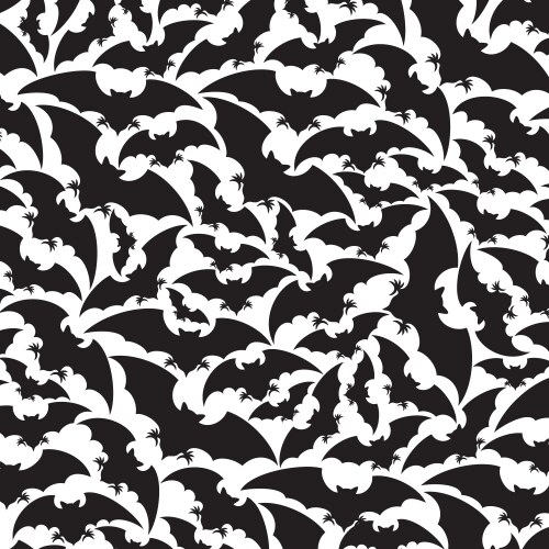 Silhouette of bat Royalty Free Vector Image - VectorStock