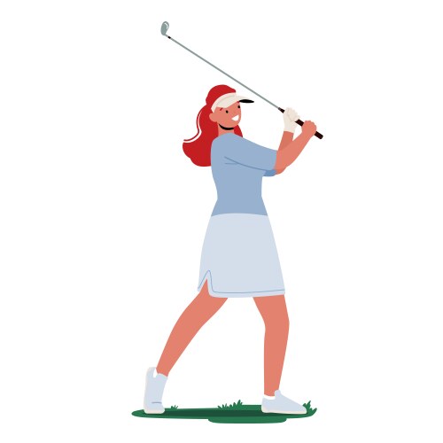 Female Golfer Vector Images (over 1,300)