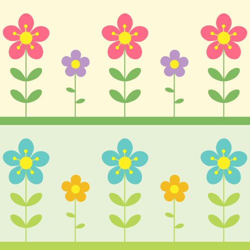 Flower pattern Royalty Free Vector Image - VectorStock