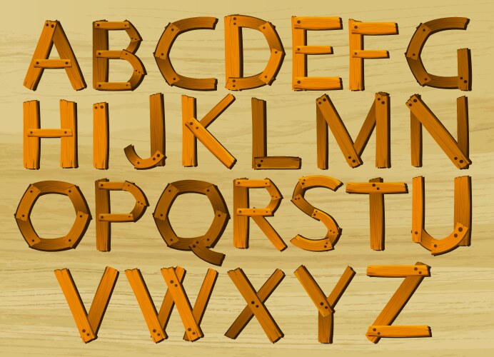 A Z Alphabet with Picture Vector Images (over 910)