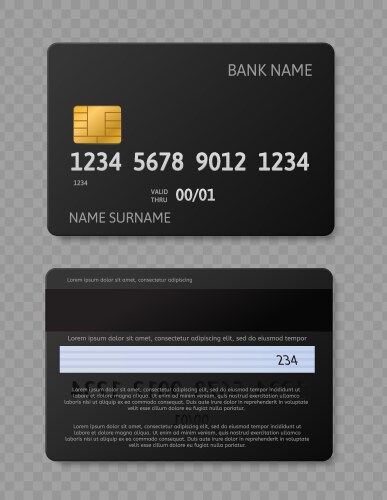 Debit Card Template Vector Images (over 6,200)