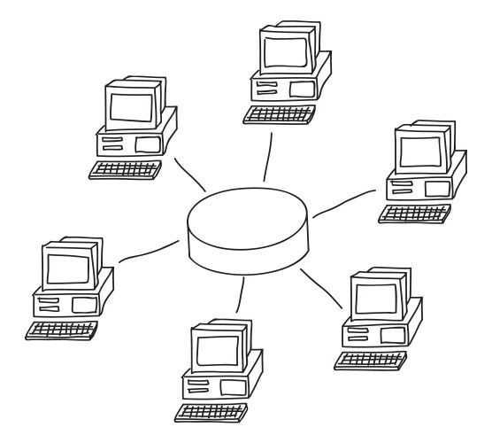 Cute computer Royalty Free Vector Image - VectorStock