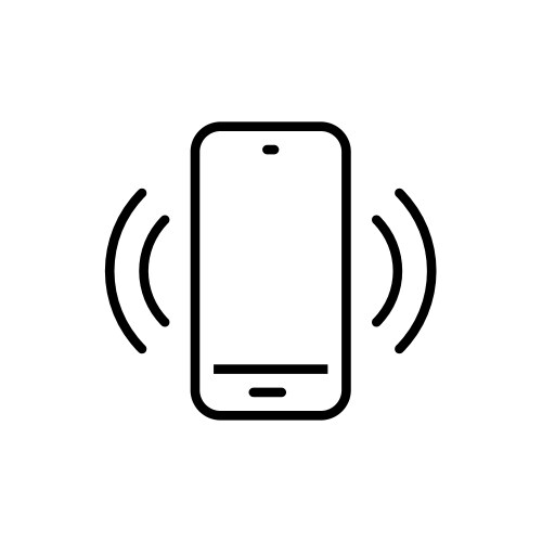 Mobile phone logo Royalty Free Vector Image - VectorStock