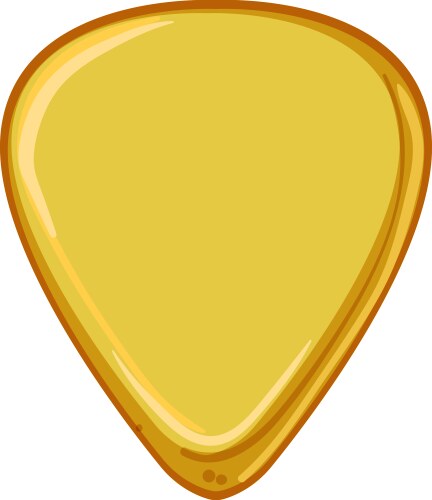 Sound guitar pick cartoon Royalty Free Vector Image