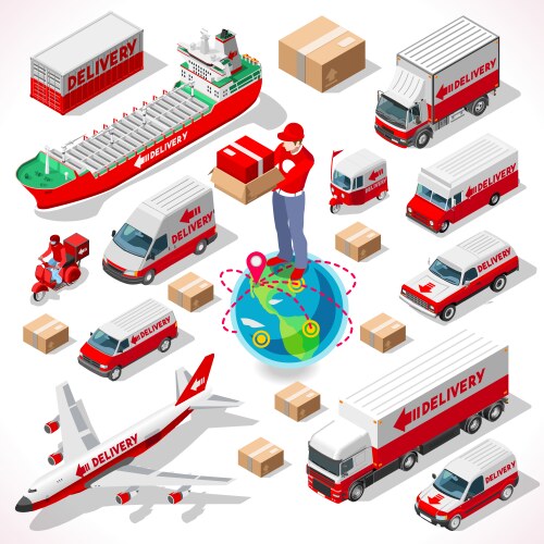 Delivery Infographics Vector Images (over 110,000)
