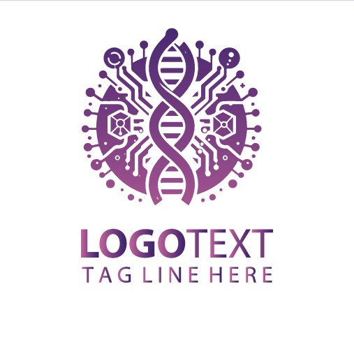 Biotech logo Royalty Free Vector Image - VectorStock