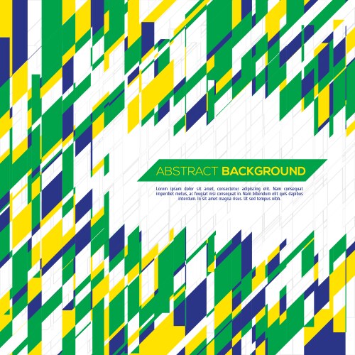 Pixeled brazil pattern Royalty Free Vector Image