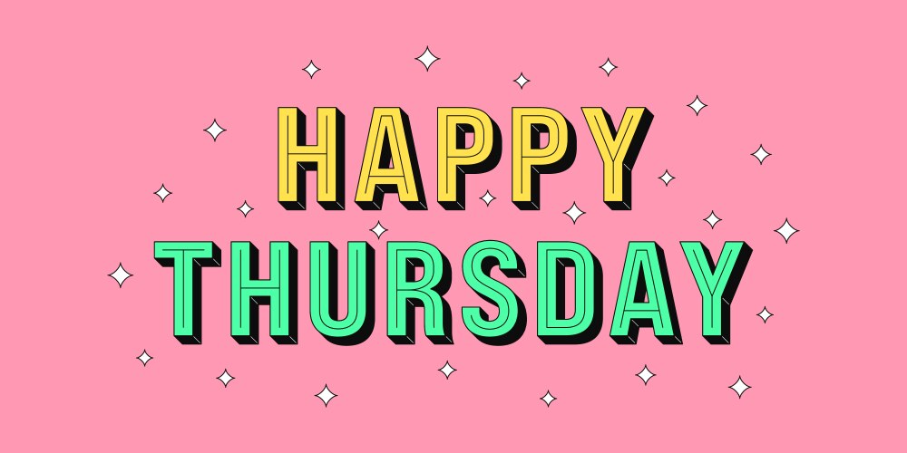 Happy Thursday Vector Images (over 660)