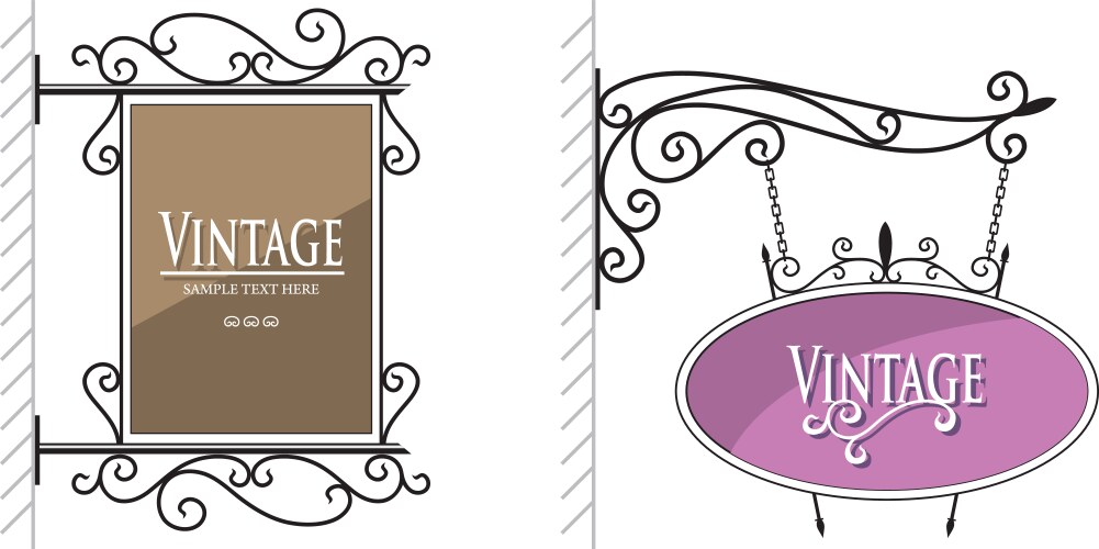 Vintage Sign Vector Images (over 2 million)
