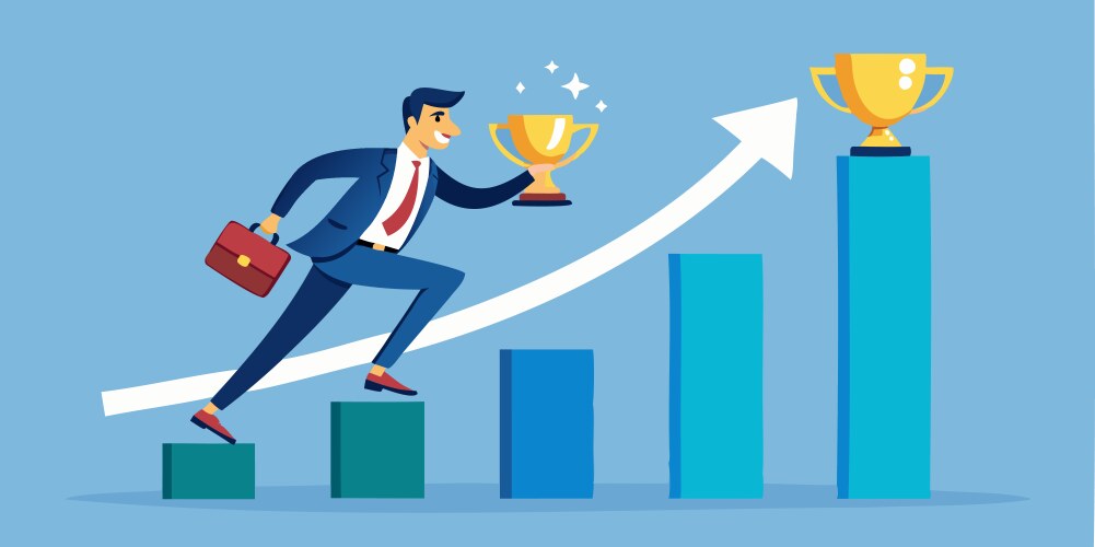 Storytelling for brand success Royalty Free Vector Image
