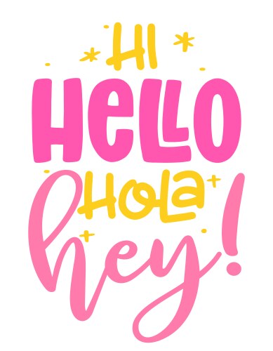 Hello Good Morning Vector Images (over 500)