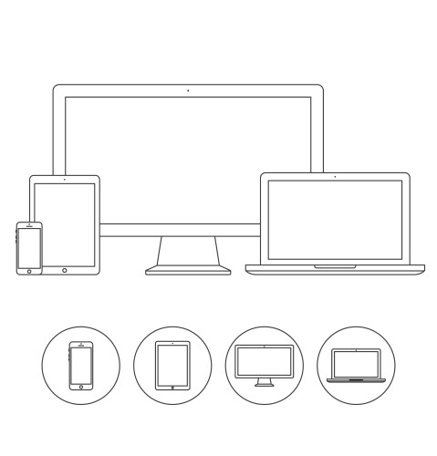 Computer Outline Vector Images (over 540,000)