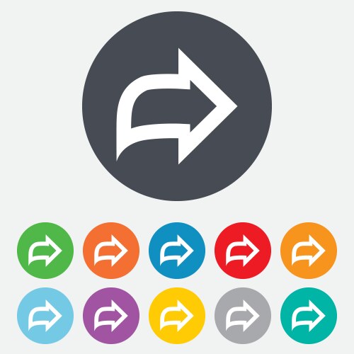 Skip to the end next music player button 3d Vector Image