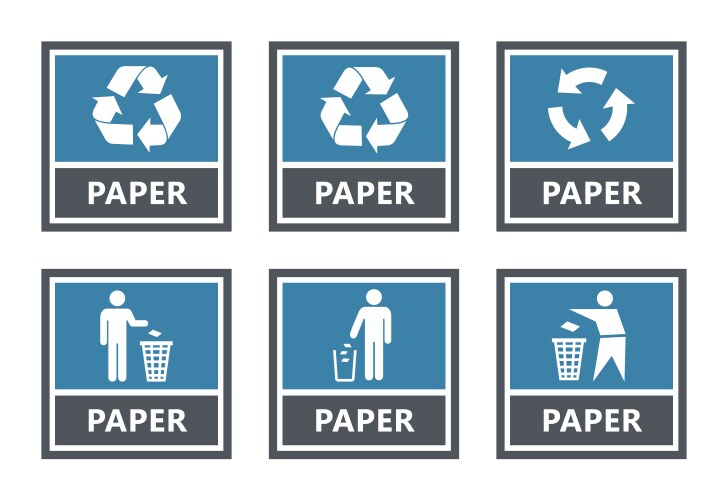 Recycling Bin Labels Vector Images (over 5,200)