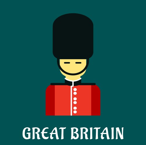 Queens guard Royalty Free Vector Image - VectorStock