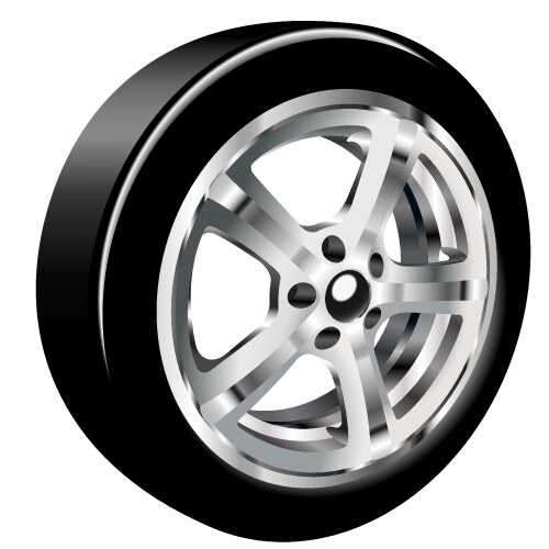 Object tire Royalty Free Vector Image - VectorStock