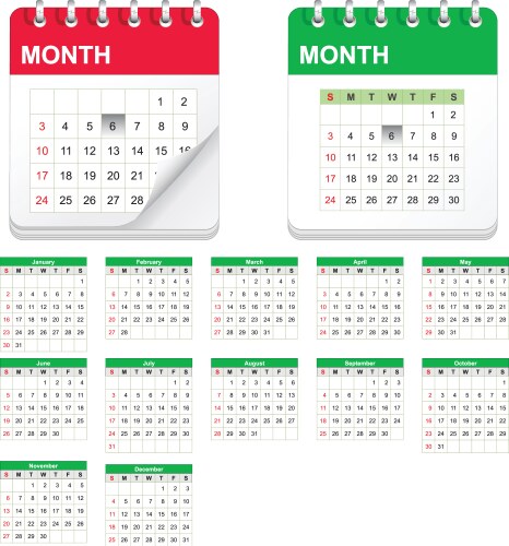 Calender Vector Images (over 59,000)