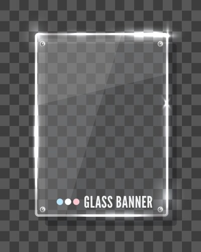 Glass framework set Royalty Free Vector Image - VectorStock