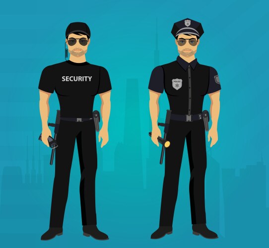 Cartoon Guard Security Vector Images (over 11,000)