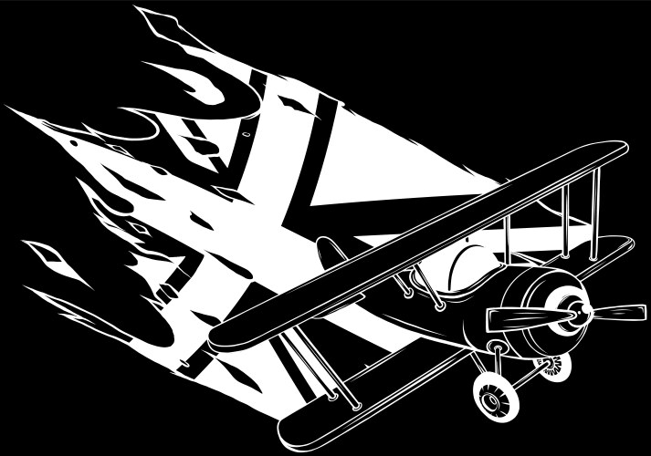Biplane Outline Vector Images (over 390)
