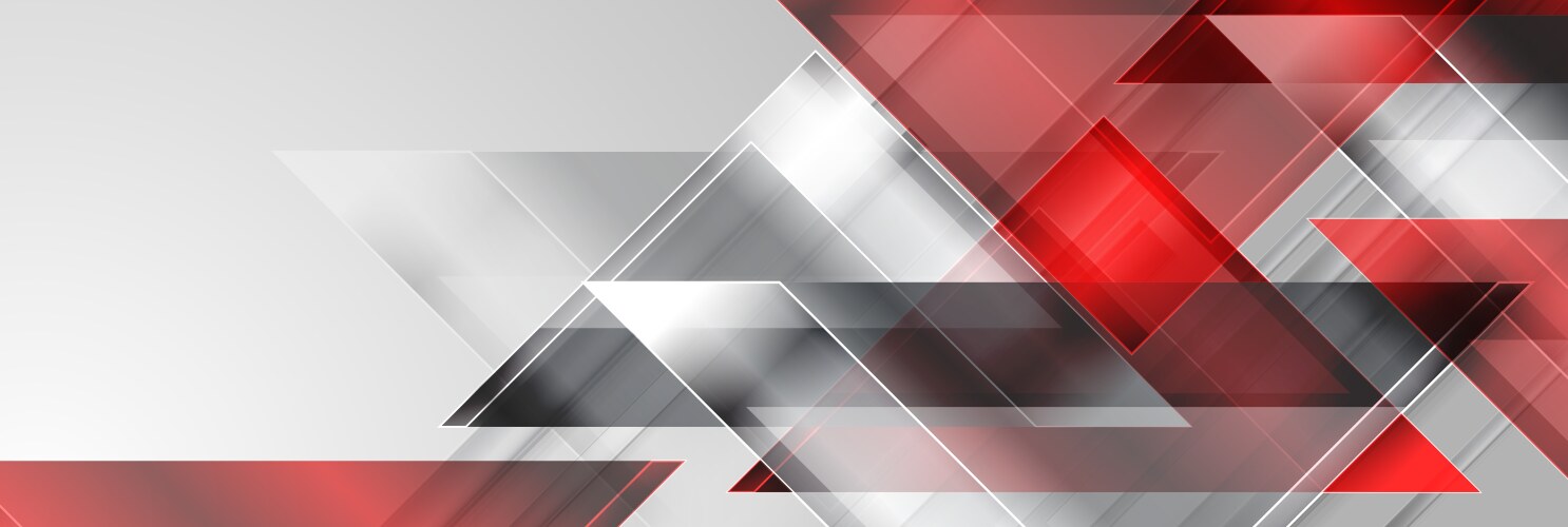 Abstract red lines on a white background Vector Image