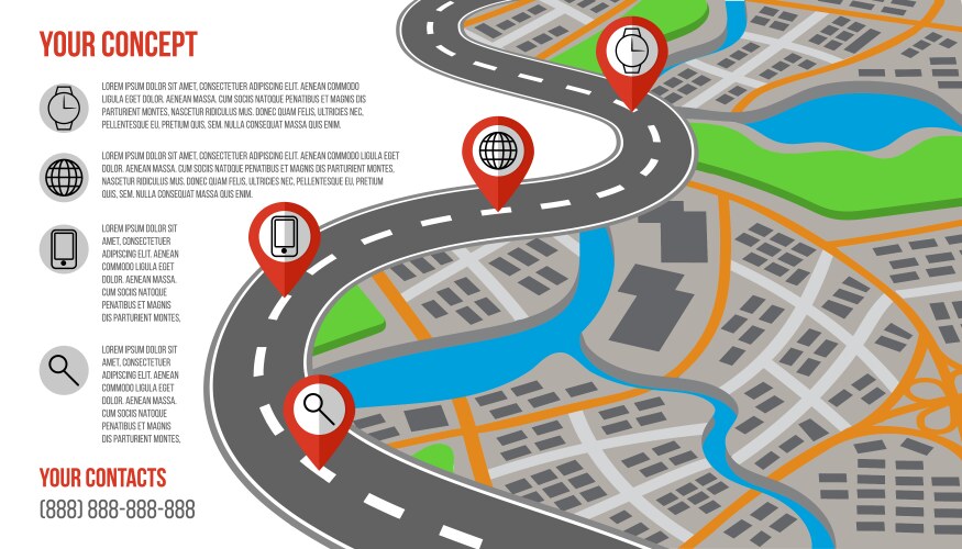 Highway Infographic Vector Images (over 8,000)