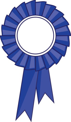 Blue Ribbon Award Badge Vector Images (over 5,600)
