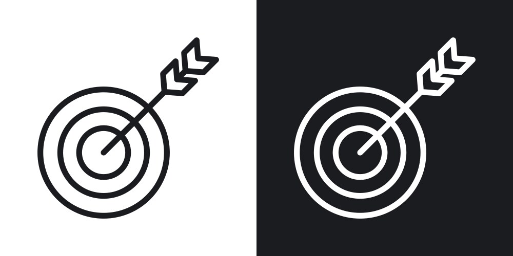 Dart icon Royalty Free Vector Image - VectorStock