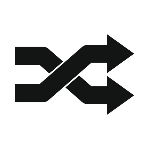 Chevron arrow icon simple badges patch pointers Vector Image