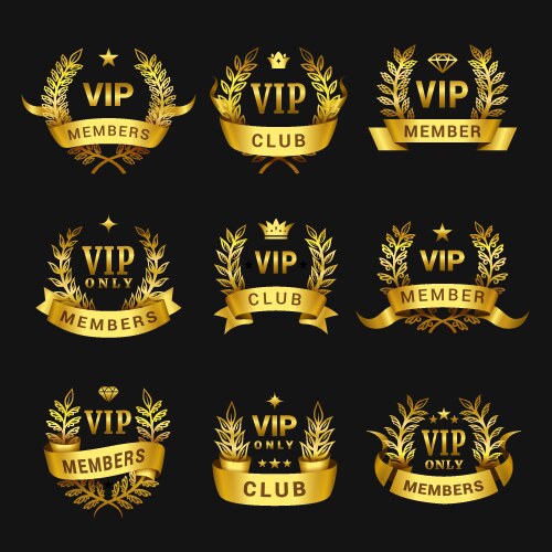 Vip Golden Star Vector Images (over 2,100)