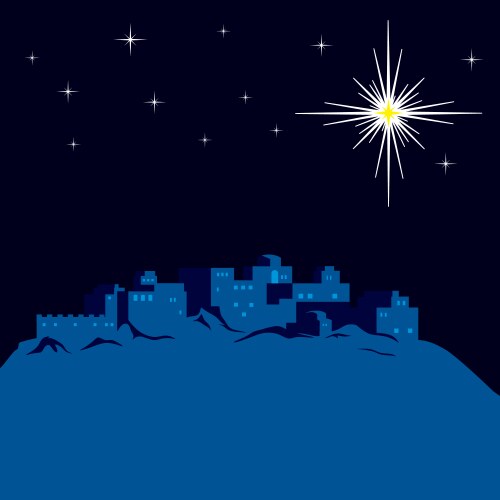 Stock bethlehem star Royalty Free Vector Image