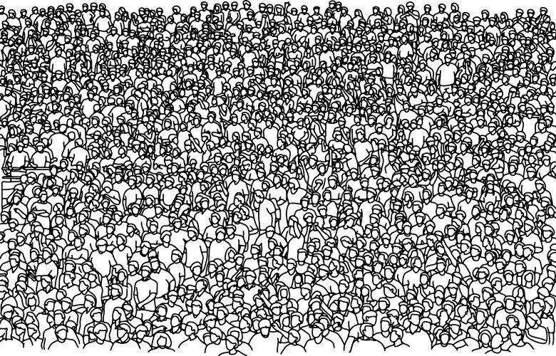 Stadium Crowd Vector Images (over 2,000)