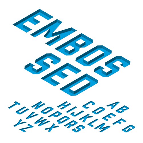 Embossed Letters Alphabet Vector Images (over 1,900)