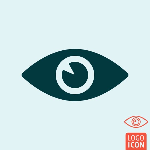 Eye protection symbols Royalty Free Vector Image