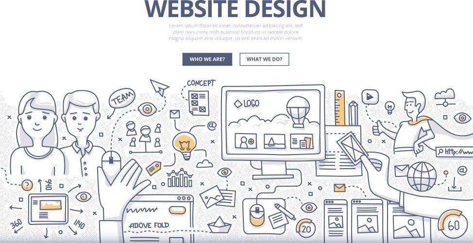 Learn english concept Royalty Free Vector Image