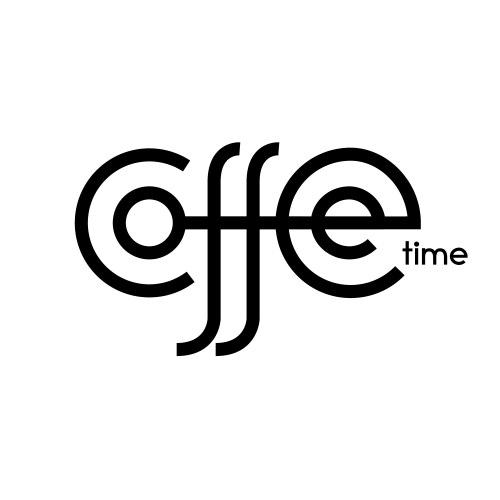 Coffee time lettering Royalty Free Vector Image