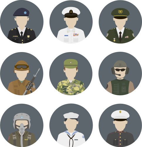 Military insignia or army badge american soldier Vector Image