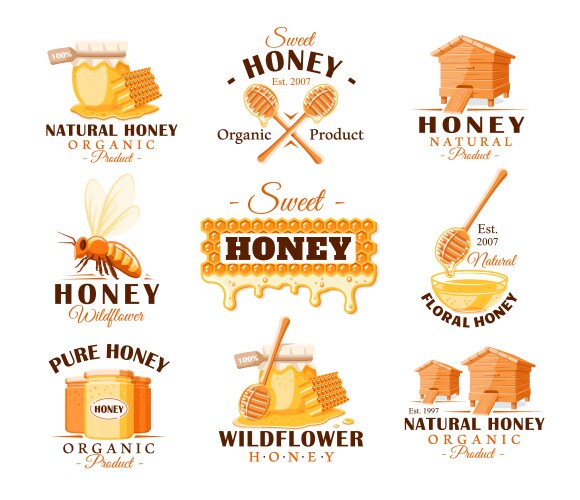 Honey Labels Vector Images (over 16,000)