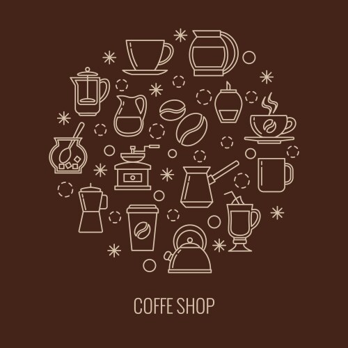 Coffee Circle Vector Images (over 15,000)