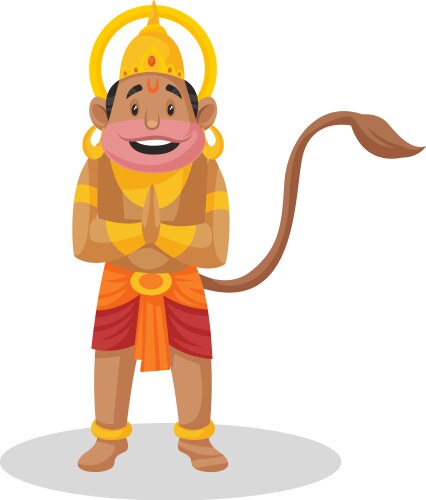 Lord rama in navratri festival india poster Vector Image