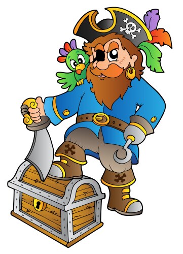 Open treasure chest Royalty Free Vector Image - VectorStock